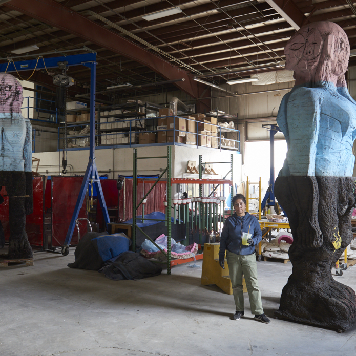 "Inside My Studio" with Huma Bhabha